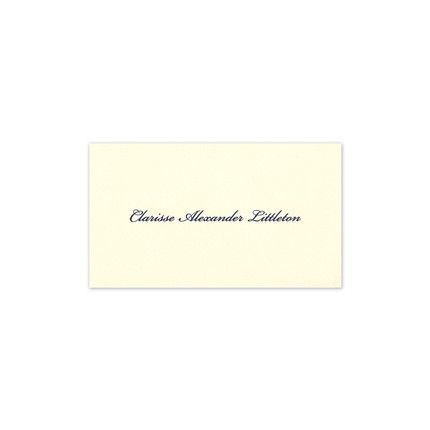 The History of the Calling Card | Classic American Stationery | Washin ...