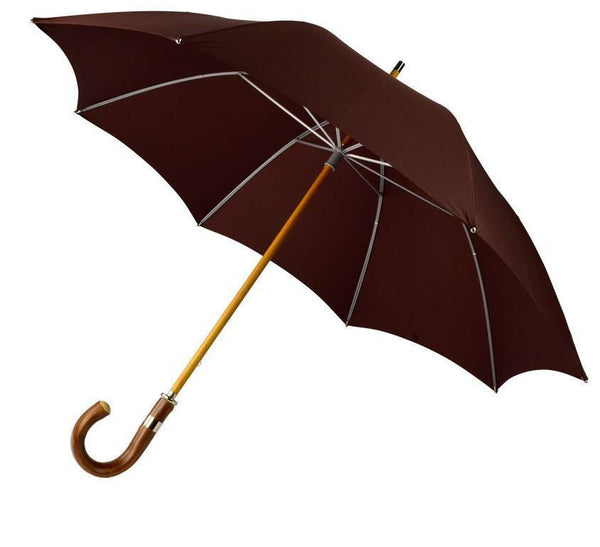 Fox Umbrella | Custom Color Doorman's Umbrella | Solid Canopy | Wood S ...