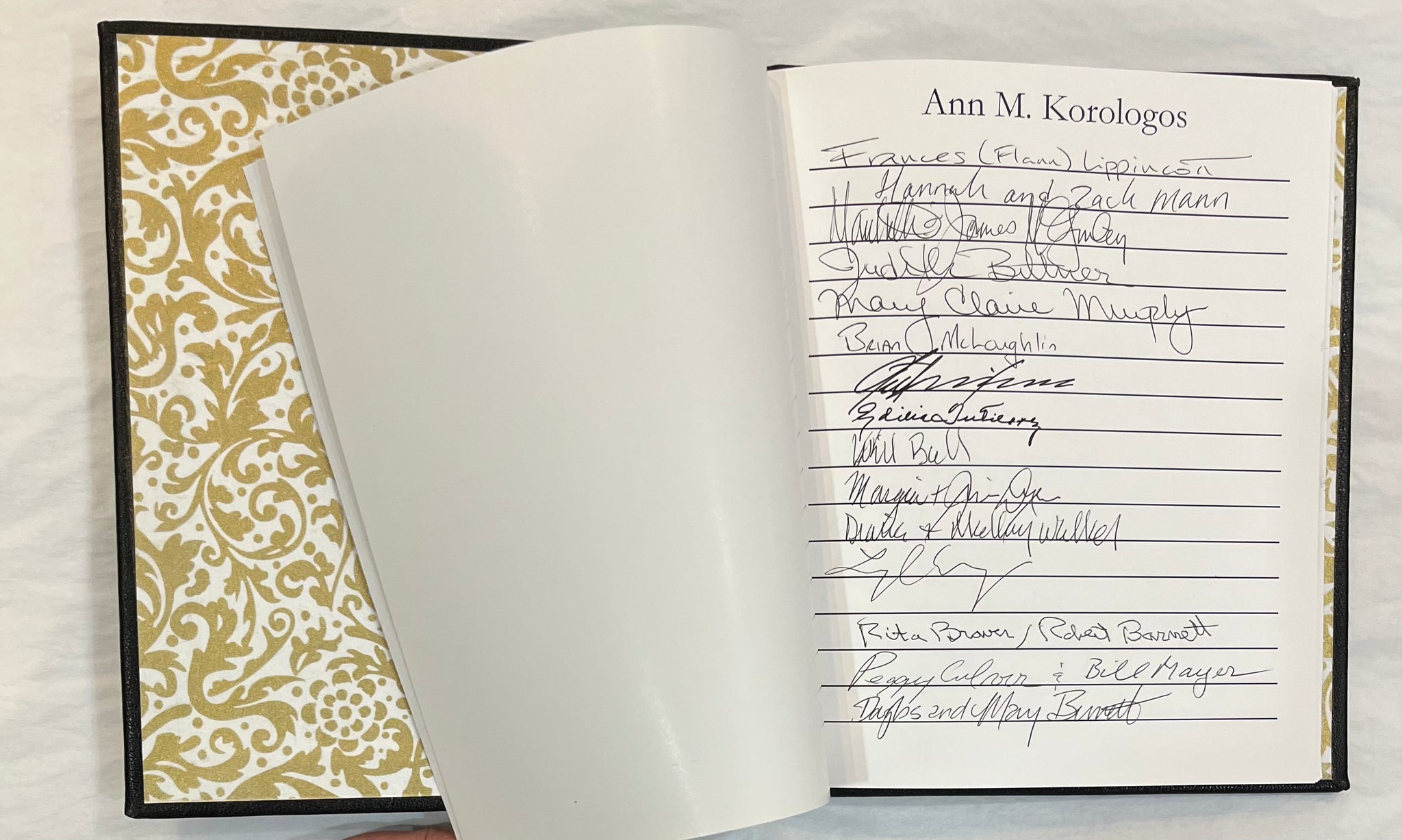 Joseph Gawler's Sons | Bespoke Funeral Book | Personalized in Gold ...